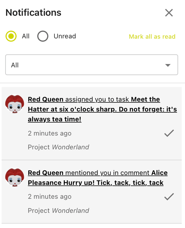 Notifications