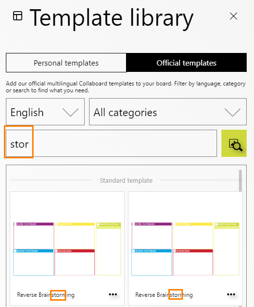 Template library